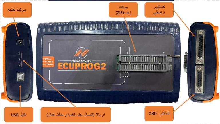 خرید و قیمت دستگاه پروگرامر نسل دو ECU PROG 2 نگارخودرو